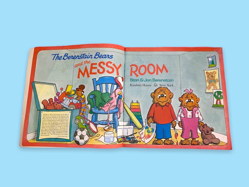 Vintage Berenstain Bears the Messy Room Book. - Etsy