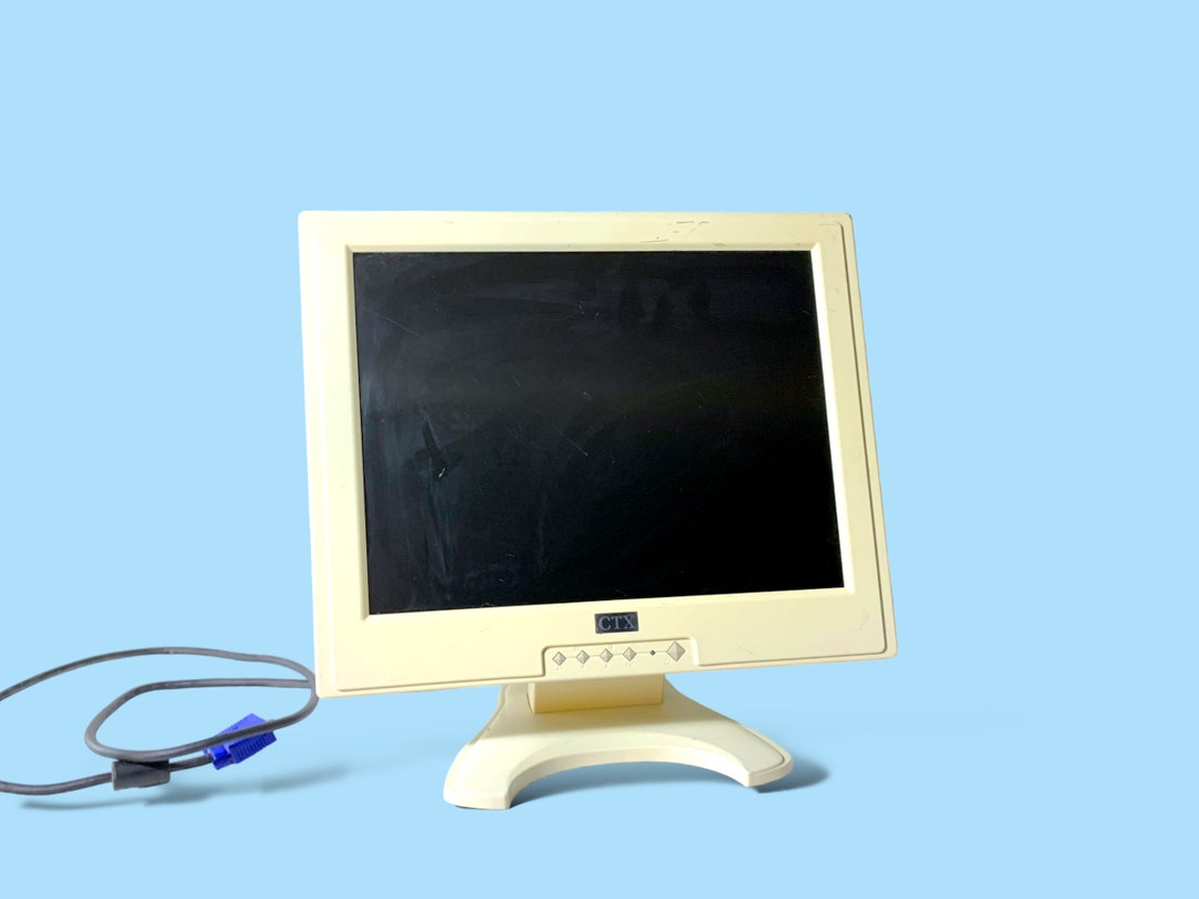 Vintage 2000s Computer Screen PC Monitor. as Is. - Etsy