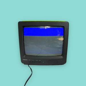 Vintage Y2K TV CRT Television Set.works! - Etsy