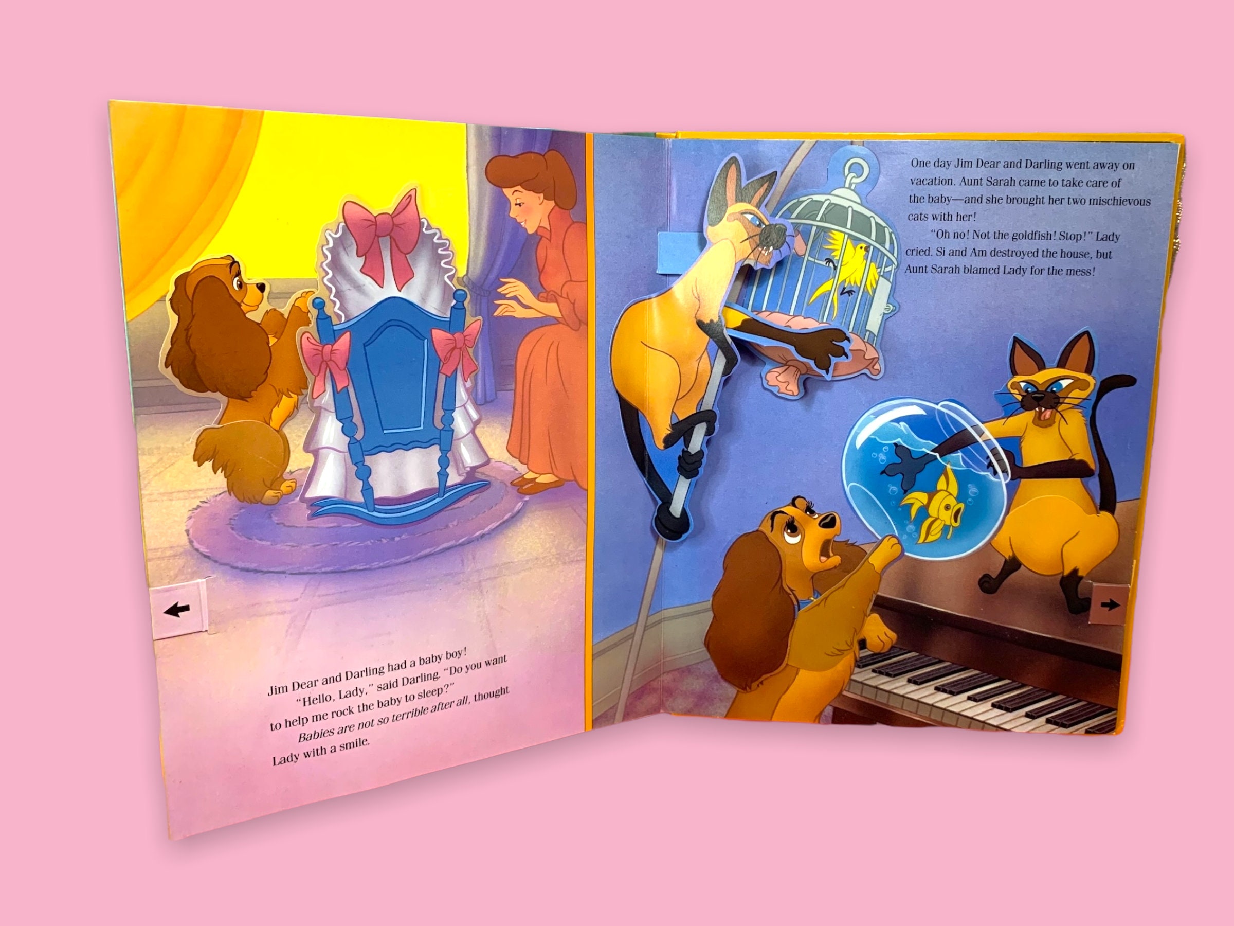 Vintage Disneys Lady and the Tramp Pop up Book. - Etsy Australia