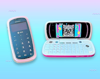 LG Env 2 Y2K VINTAGE 2000s Flip Keyboard Qwerty Cell Phone Includes USB ...