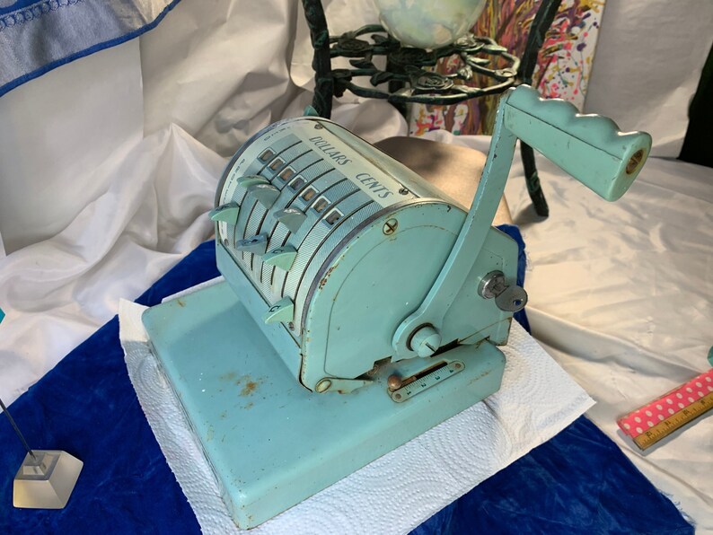 Vintage Green Paymaster Machine . Rare - Etsy UK