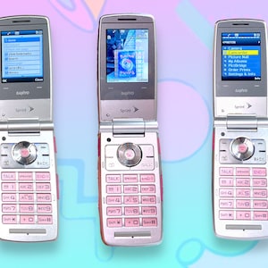 Vtg Y2K Pink Sanyo Camera Flip Cell Phone. Rare.works! - Etsy