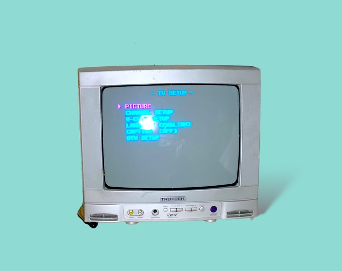 Vintage Y2K Gaming TV Combo Set. Works! - Etsy