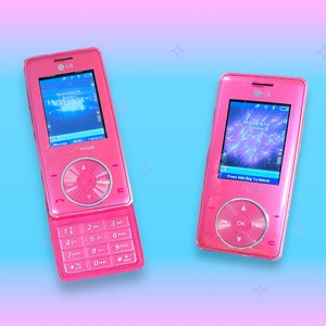 Vintage Y2K Pink LG Slide Cell Phone.rare.works! - Etsy