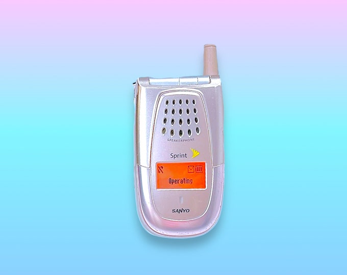 Vintage Y2K Pink Sanyo Flip Cell Phone. Rare.works - Etsy