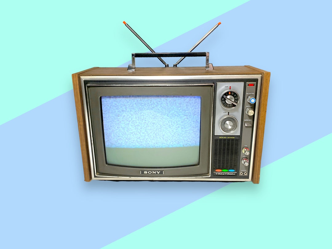 Vintage Sony TV CRT Television Set.works Rare. Retro Gaming TV - Etsy