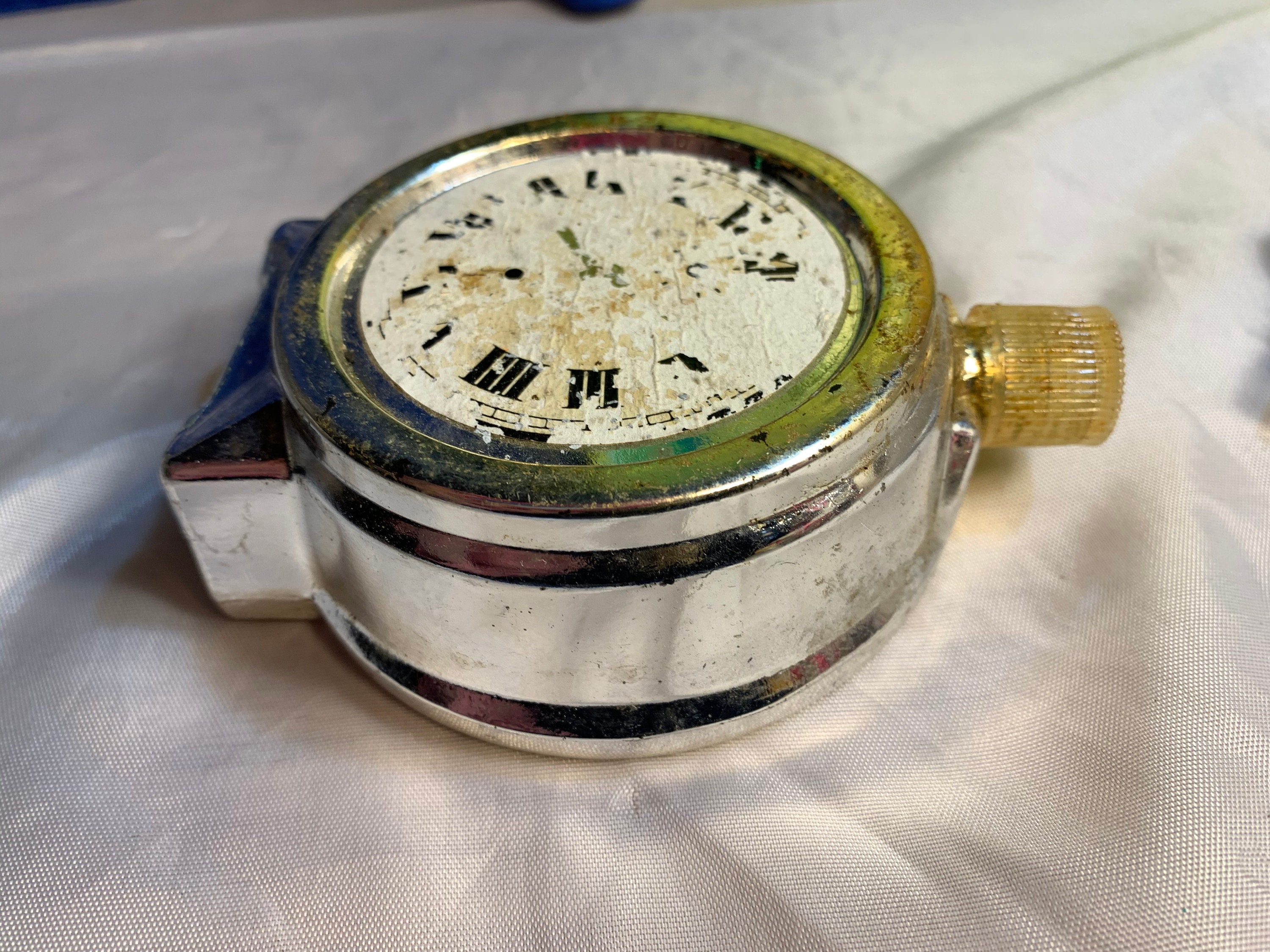 Vintage AVON Clock Shaped Cologne Fragrance glass Bottle. | Etsy