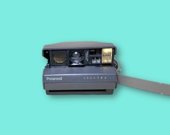 Polaroid Spectra SE Custom Chrome Retrowave Instant Camera, 1988 - Etsy