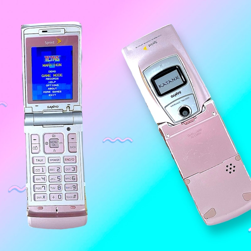 Y2k Slide Cell Phone - Etsy