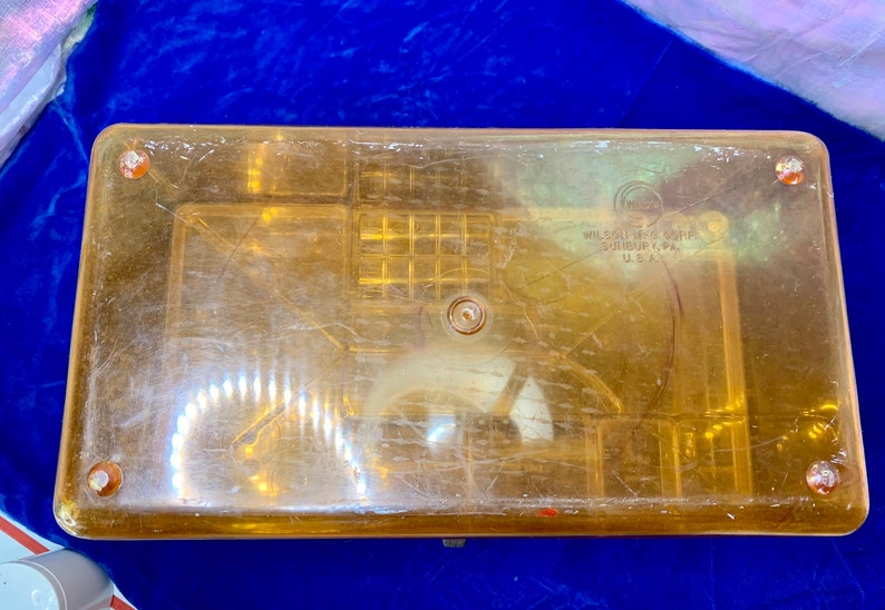 Vintage Clear Plastic Storage Case. | Etsy