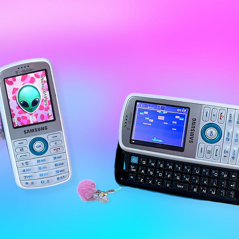 Y2k Slide Cell Phone - Etsy