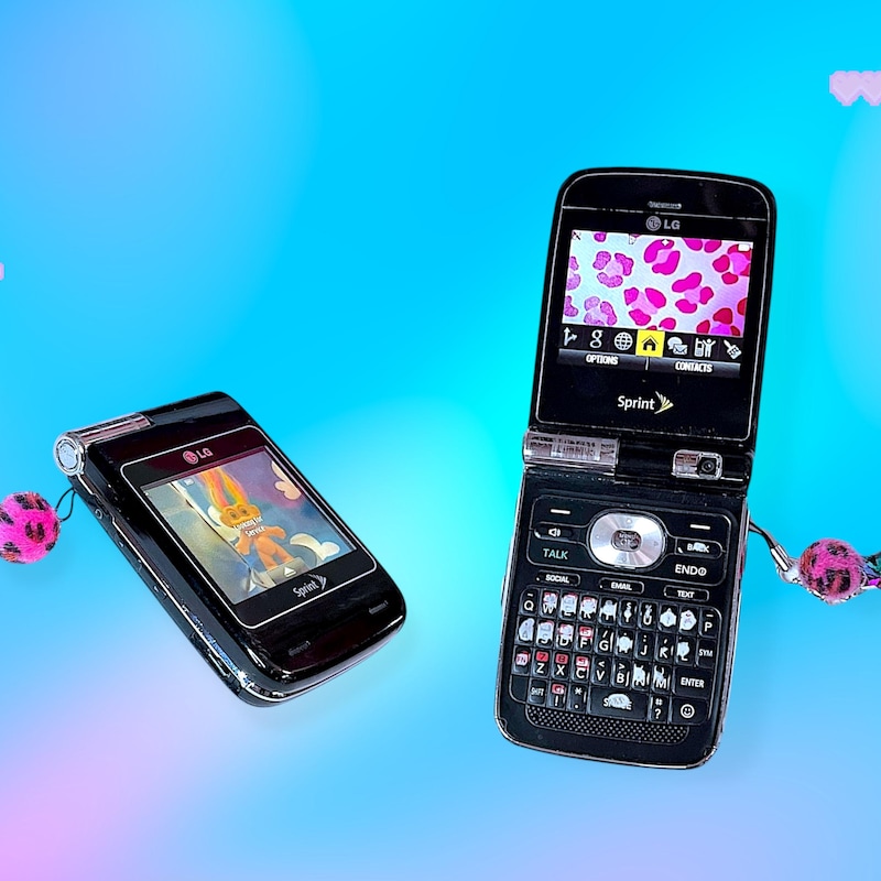 Y2k Slide Cell Phone - Etsy