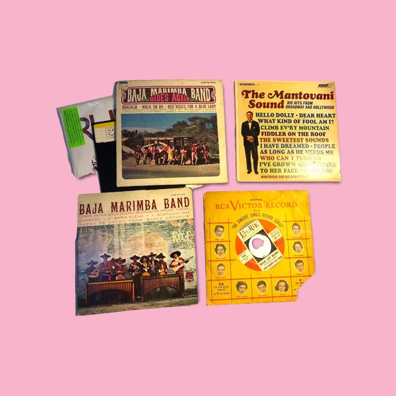 Vintage Vinyl Music Records Collection. - Etsy