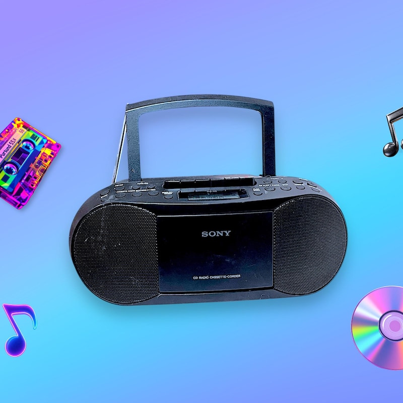 Vintage Boombox Cd Player - Etsy
