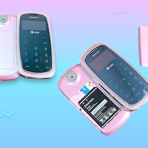Vintage Y2K Pink Pantech Keyboard Flip Phone.rare.works! - Etsy