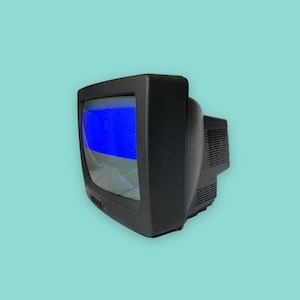 Vintage Y2K TV CRT Television Set.works! - Etsy