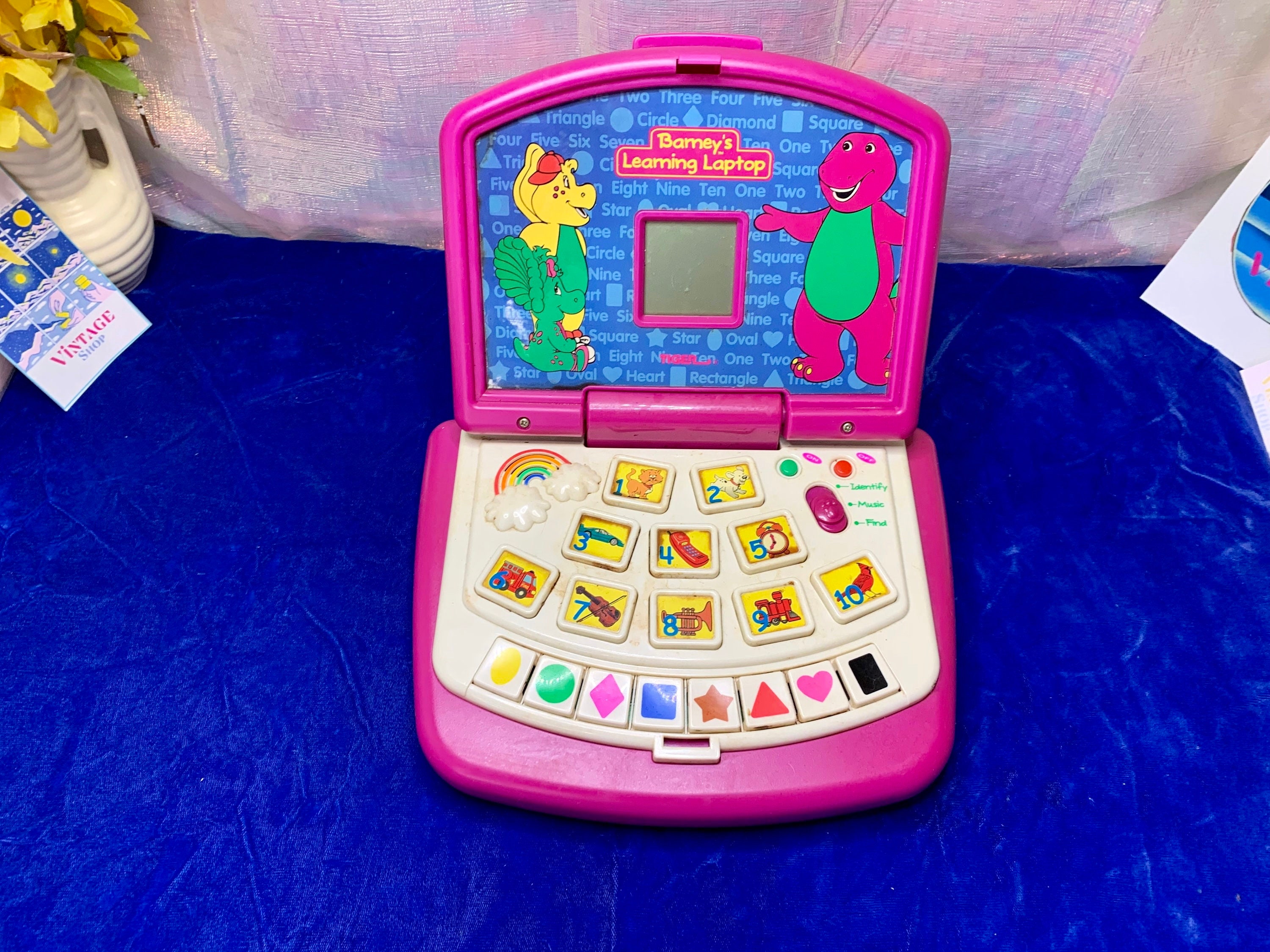 Vintage 90s Barney Laptop Toy. | Etsy
