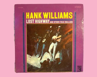 Vintage Hank Williams Greatest Hits Album Vinyl LP Record 12 Original ...