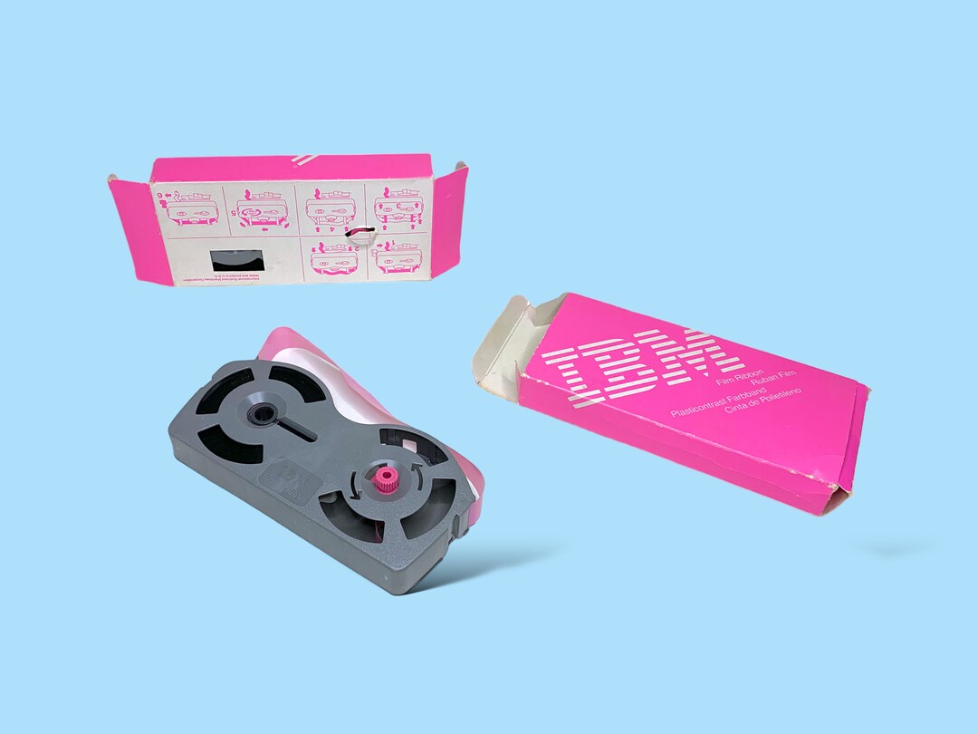 Vintage Pink IBM Film Ribbon in Boxes. Rare. - Etsy