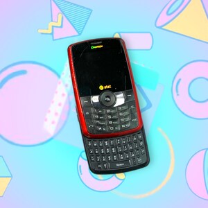 Vintage Y2K Red Pantech Slide Keyboard Cellphone. - Etsy