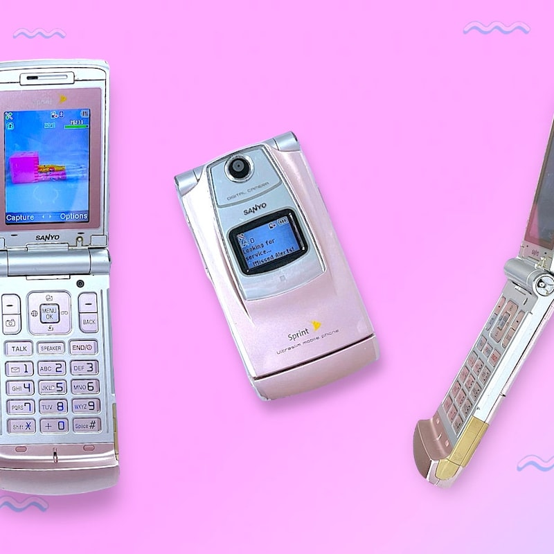 Y2k Slide Cell Phone - Etsy