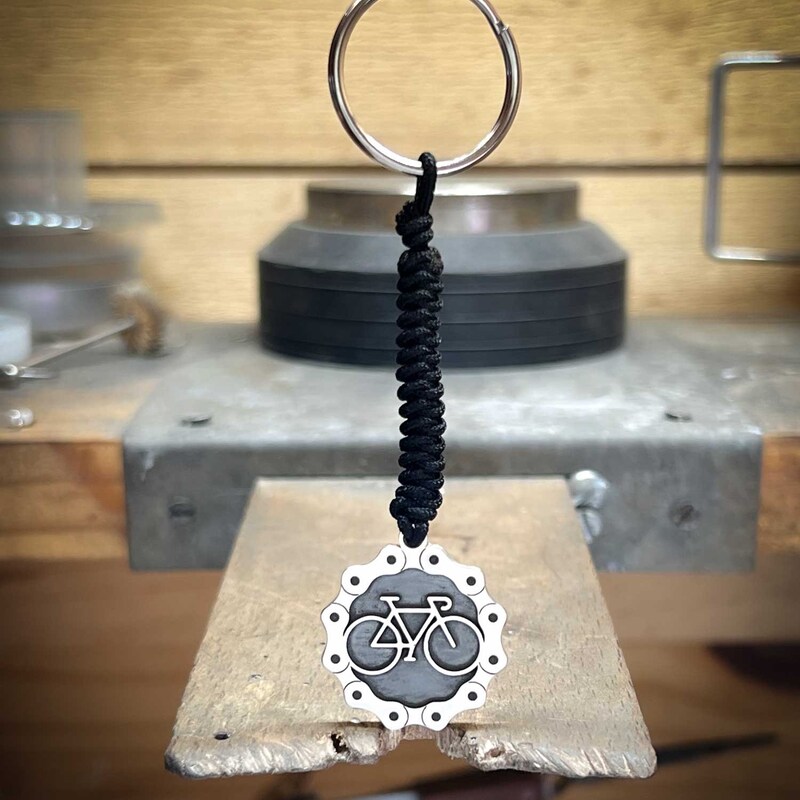 Bicycle Keychain - Etsy