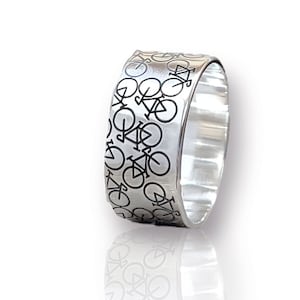 Bicycle Ring Texture - Cycling Jewelry - Cycling Ring - Outdoor Jewelry ...