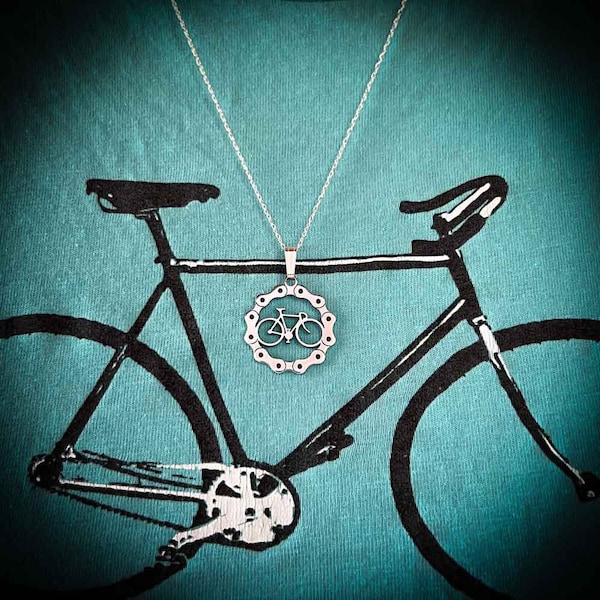 Bike Pendant - Etsy