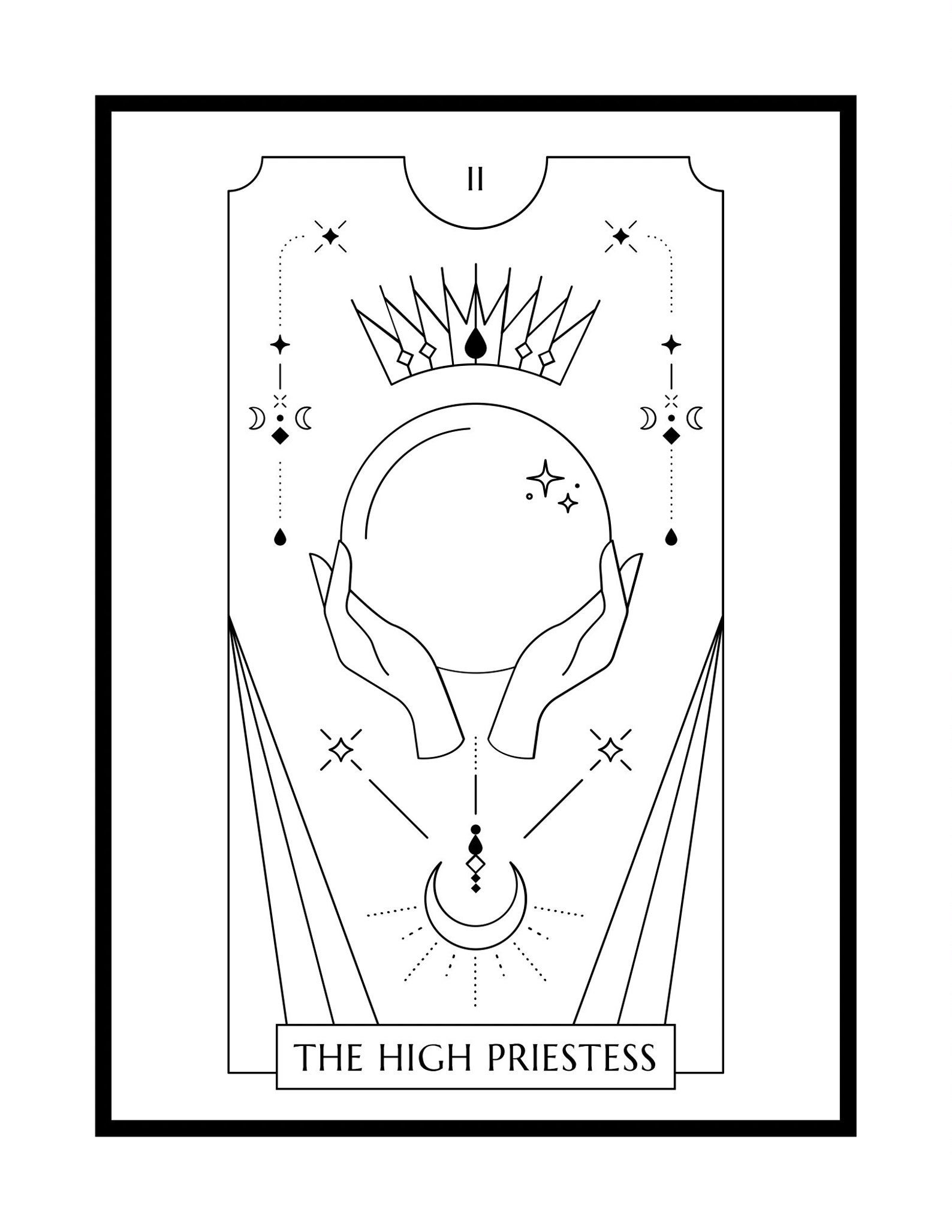 Tarot Card Coloring Pages - the Major Arcana - Digital File - Etsy