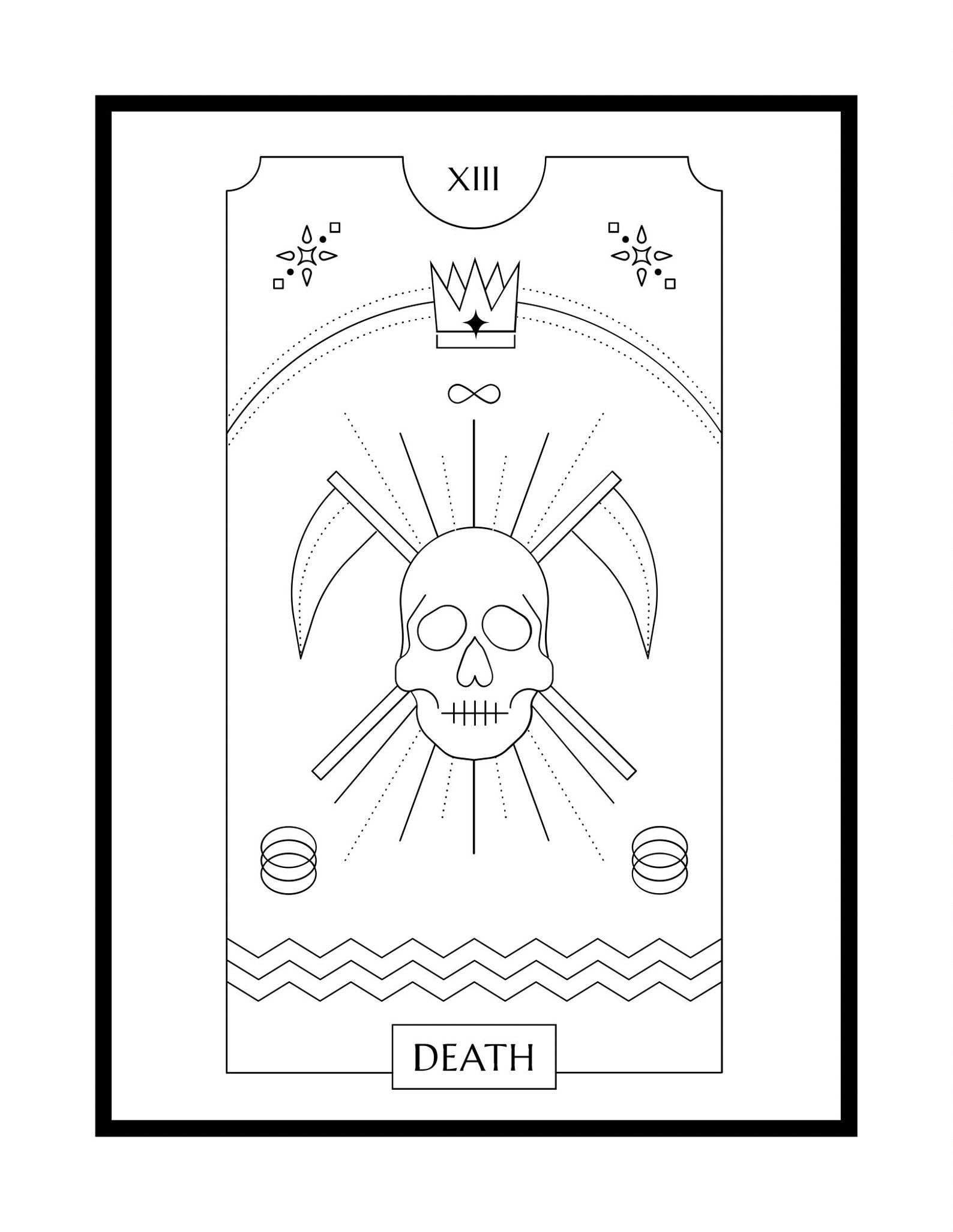 Tarot Card Coloring Pages - the Major Arcana - Digital File - Etsy
