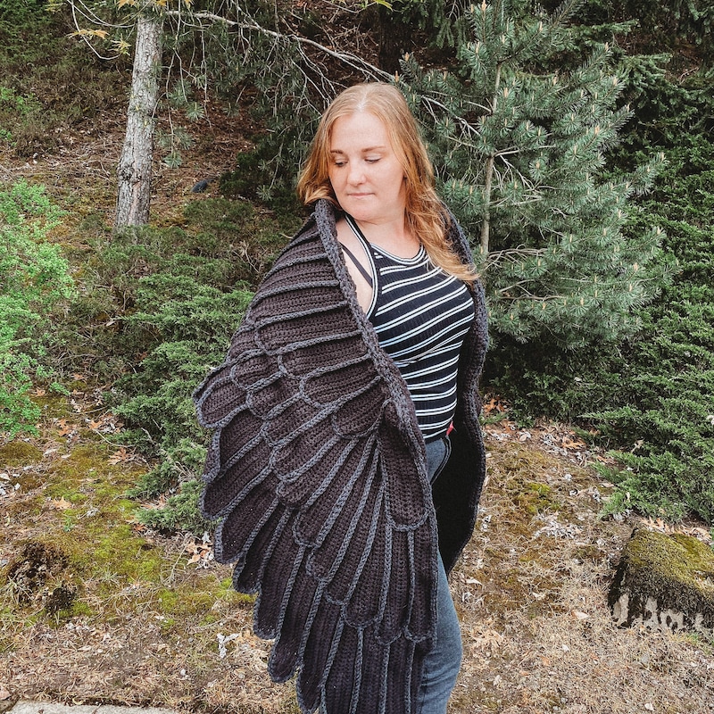 Feather Shawl - Etsy