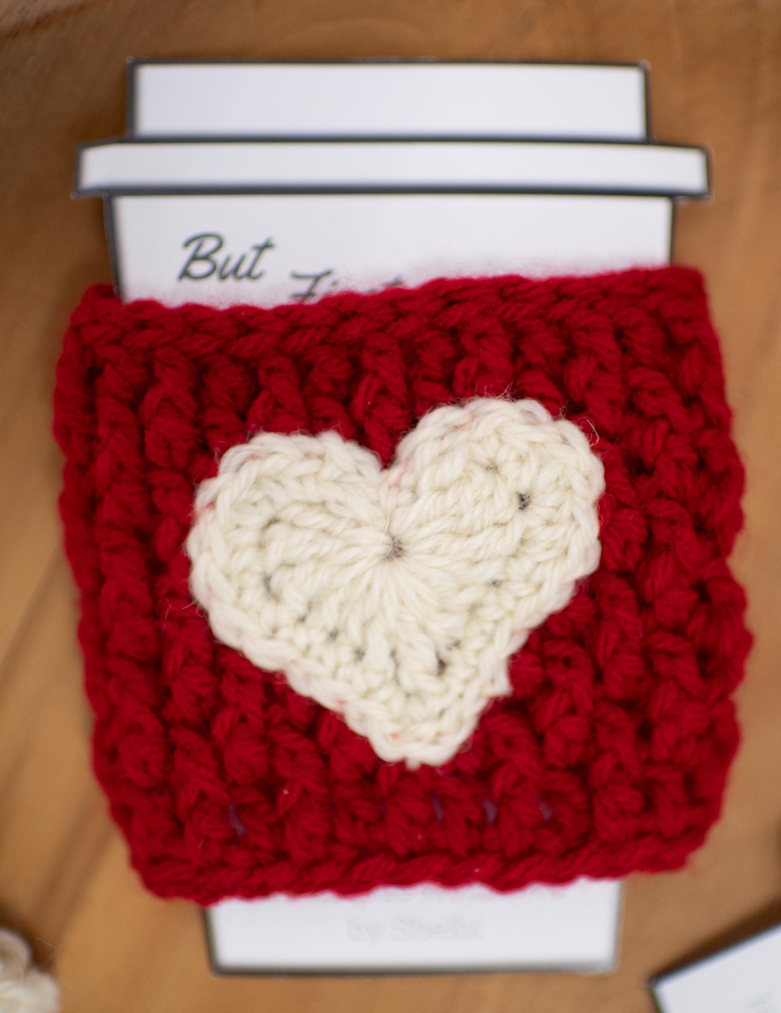 Heart Koozie Coffee Cup Cover - Etsy