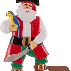 Pirate Santa Christmas Ornament - Etsy