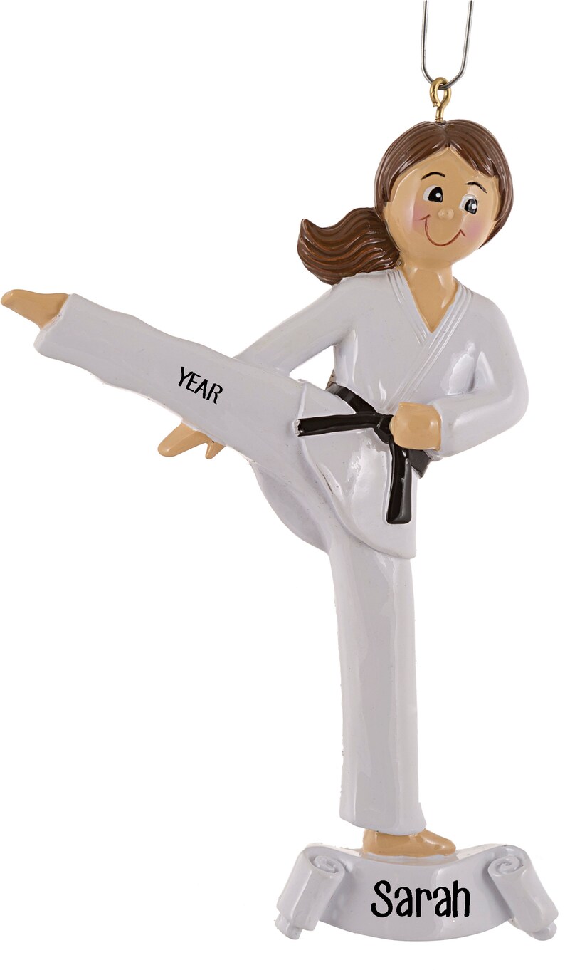Karate Boy/girl Personalized Christmas Ornament | Etsy