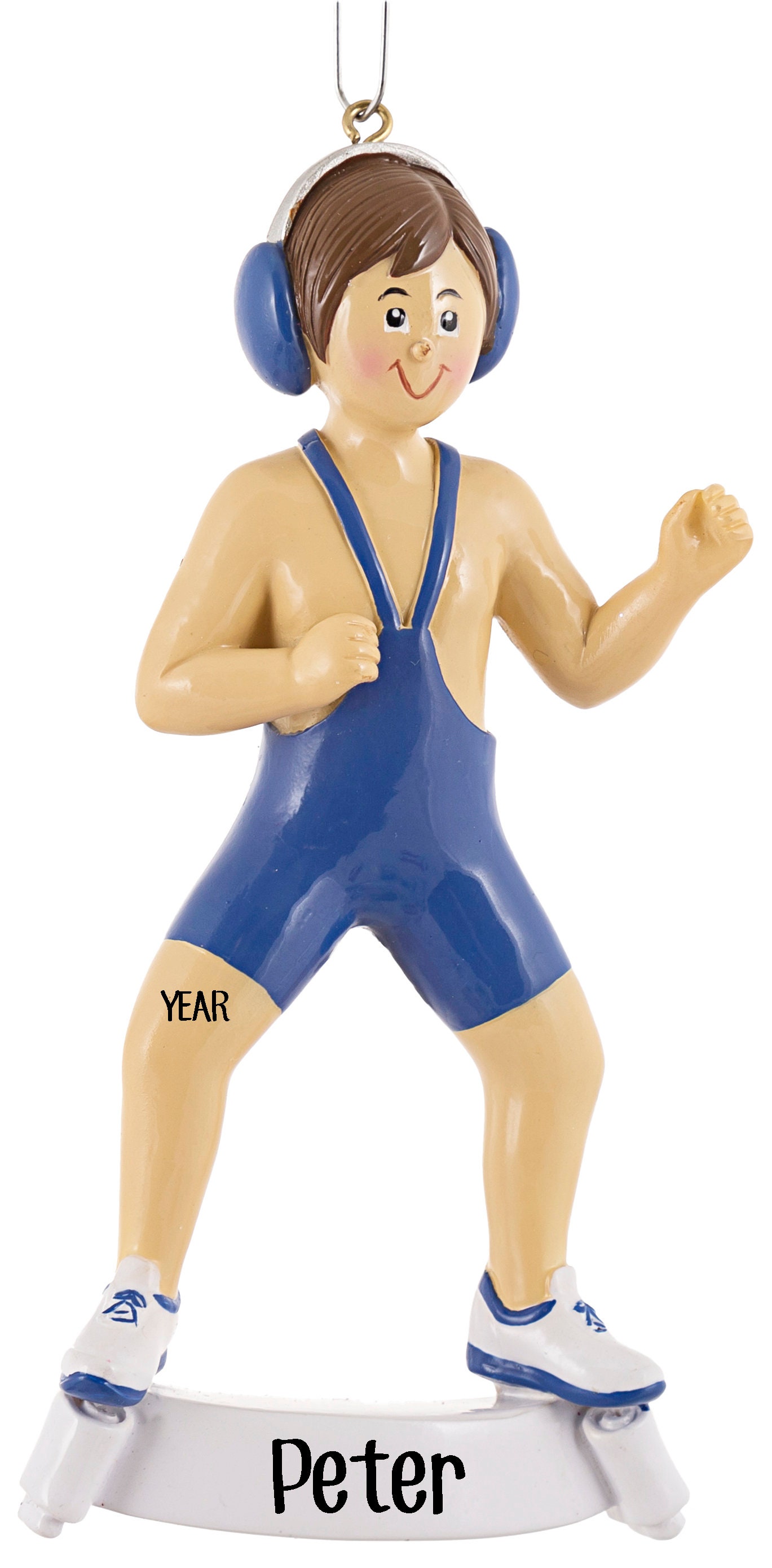 Wrestler Personalized Christmas Ornament - Etsy