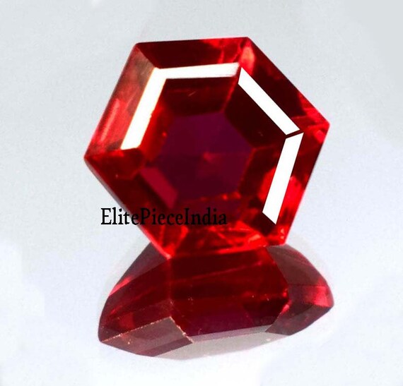 Natural Burmese Ruby Rare Hexagon Cut Red Ruby Loose Ruby - Etsy