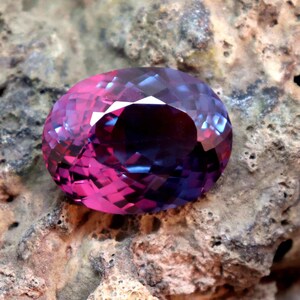 22carat Natural Alexandrite Oval Cut Faceted Multi Color Changing ...