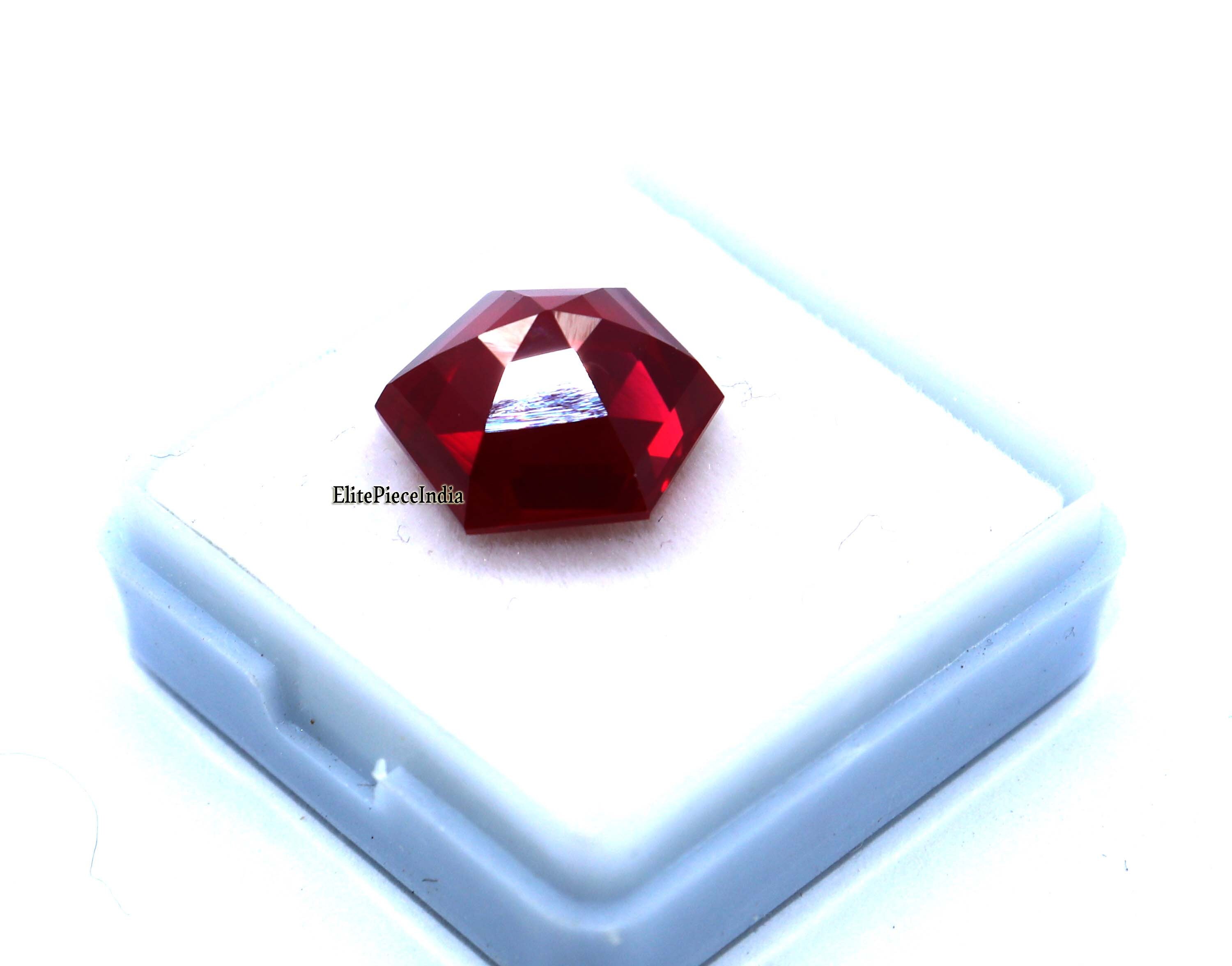Natural Burmese Ruby Rare Hexagon Cut Faceted Red Ruby Loose - Etsy