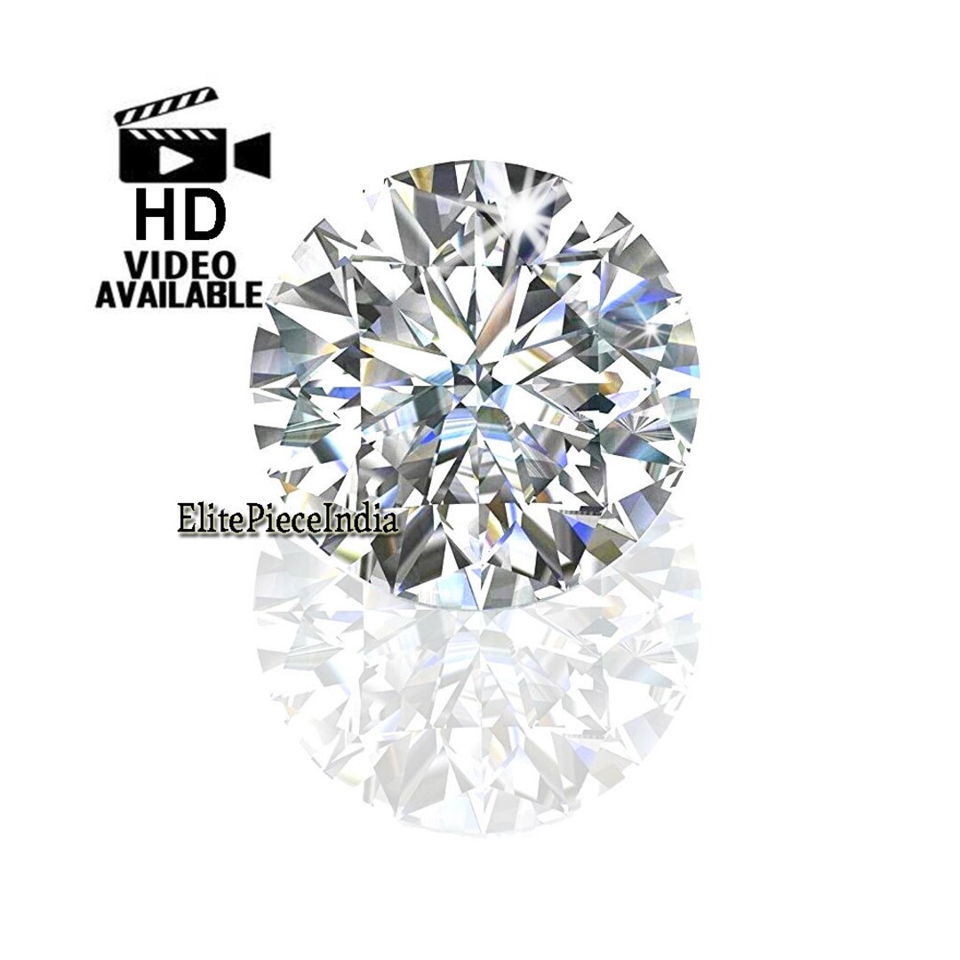 Certified Natural White Diamond 1.5carats Loose Solitaire Diamond White ...