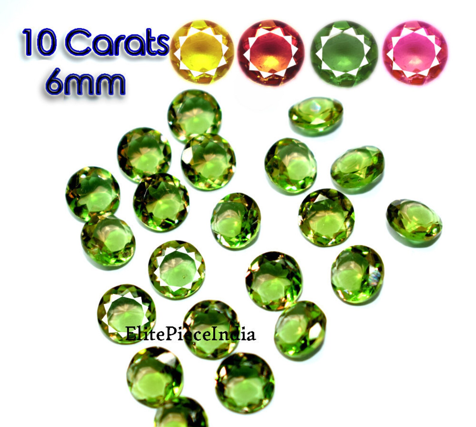 10CARATS 6mm Natural Alexandrite Lot Round Cut Faceted | Etsy