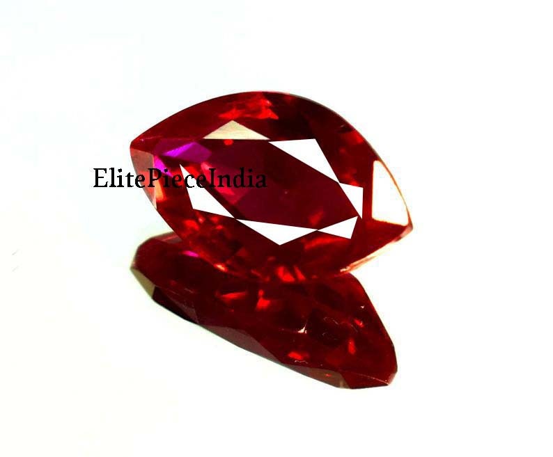 Jewelry Making & Beading Natural Red Ruby Square Step Cut 6Cts Burmese ...