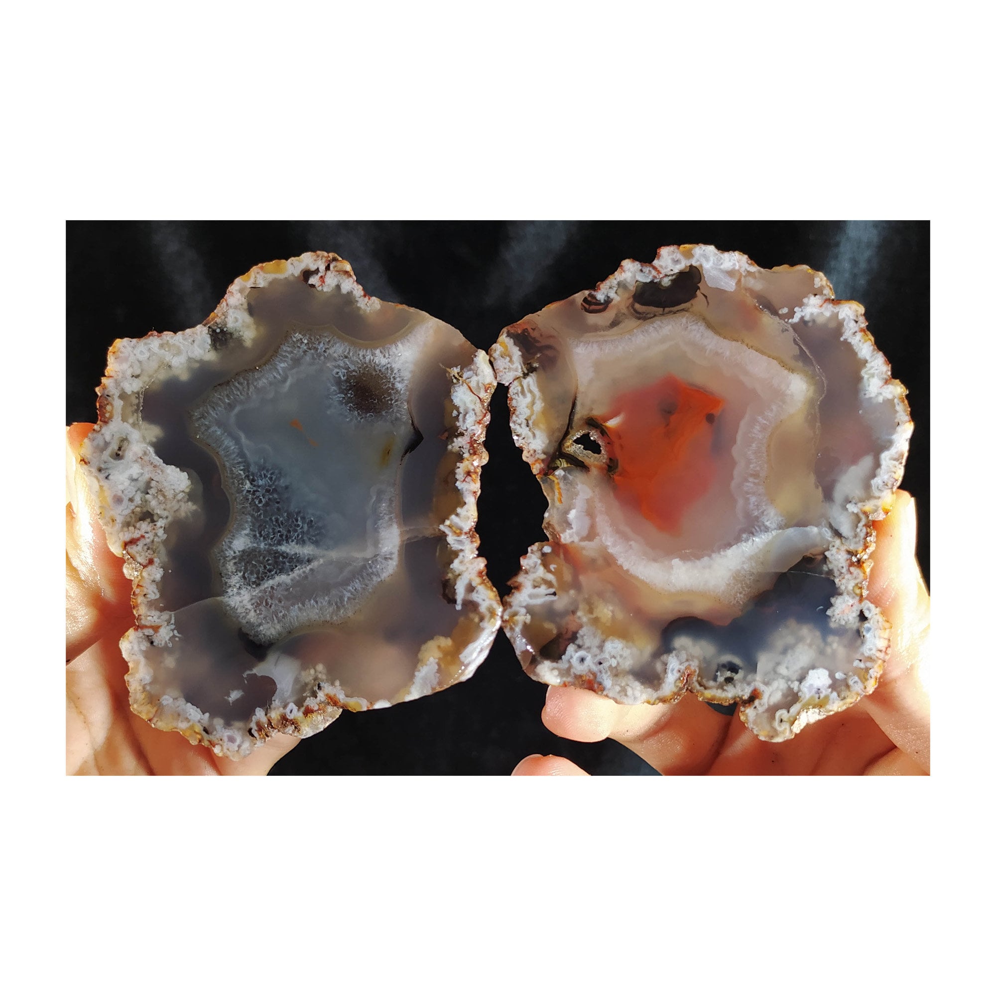 Rocks & Geodes Home Décor Turkey Ankara City Flower Agate Ying Yang ...