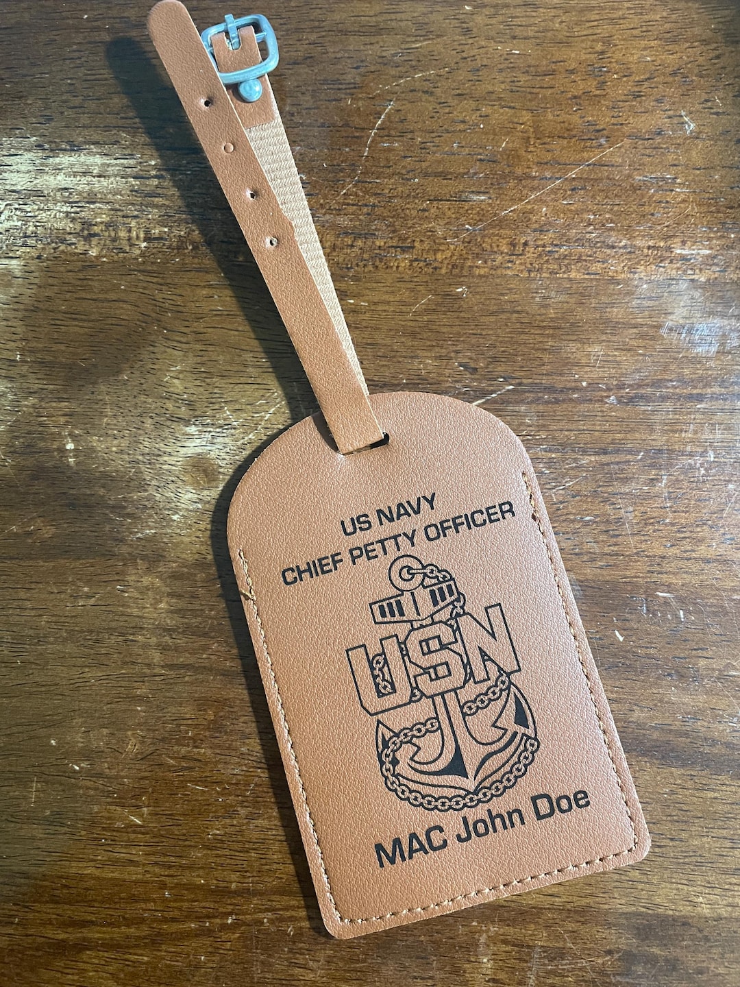 Luggage Tag - US Navy Chief Petty Officer - Etsy