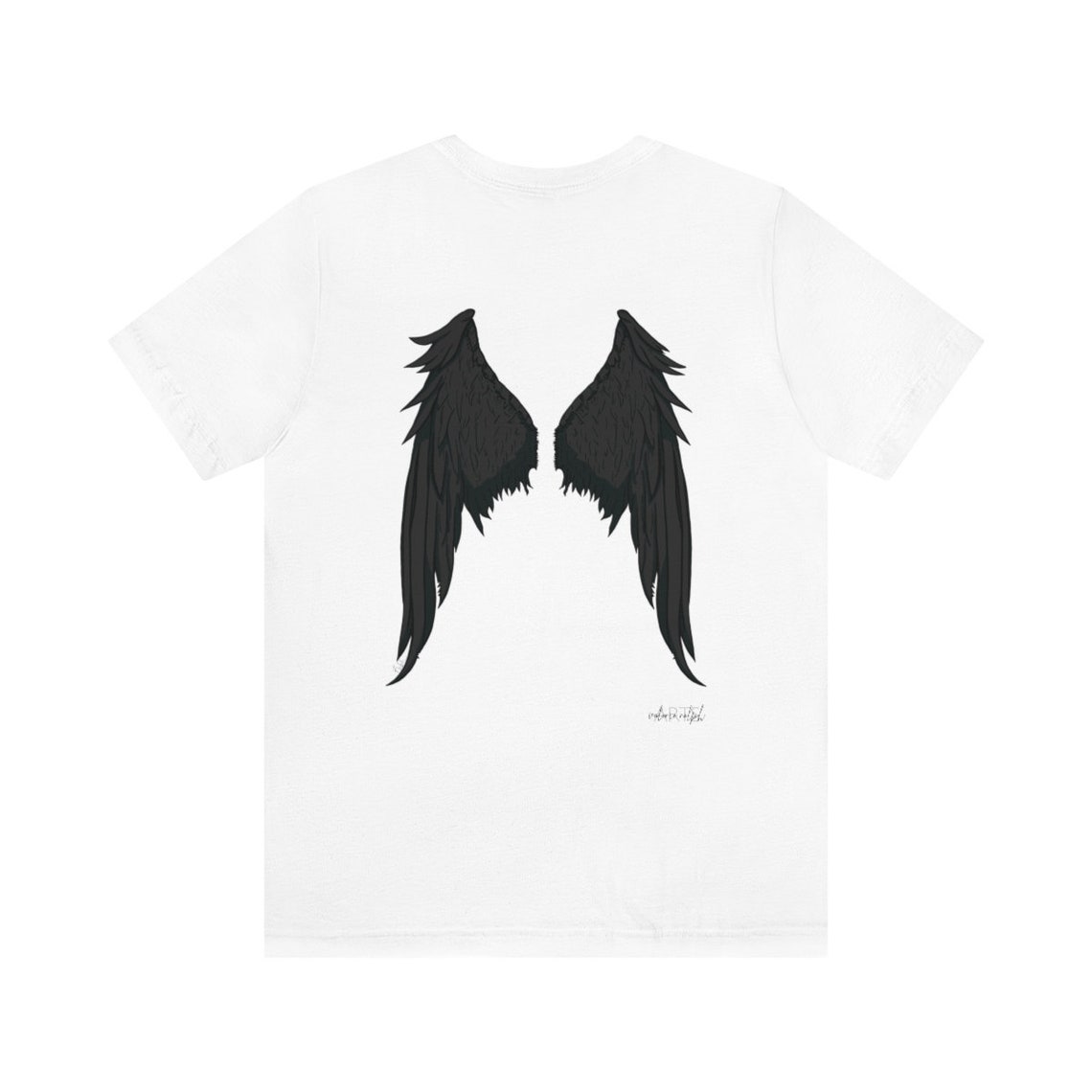 Black Wings Tee Subtle Anime Merch Manga Reader Shirt - Etsy