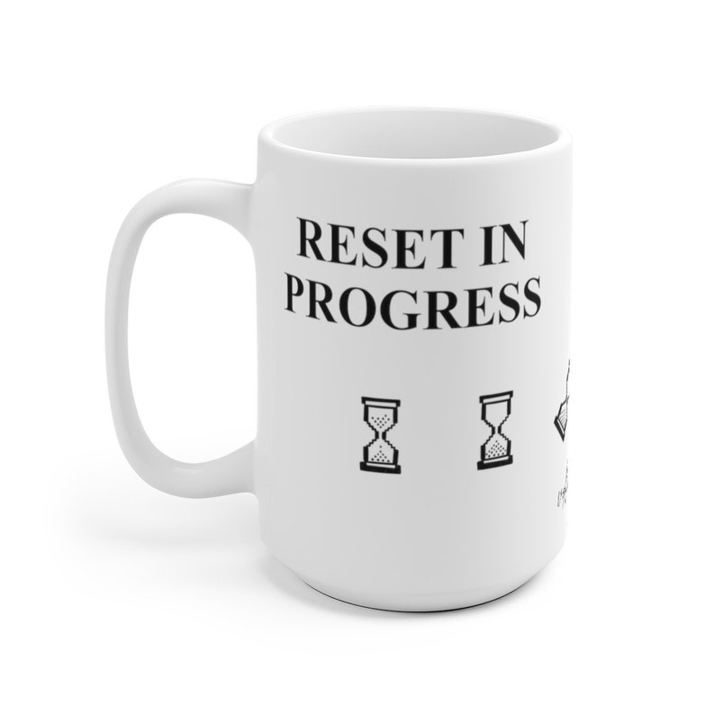 Reset in Progress, Tech Support Mug, IT Help, Local Support Mug ...