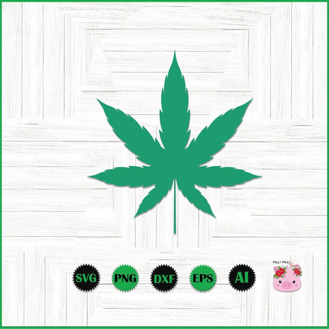 Marijuana Leaf SVG Marijuana Leaf Outline SVG Pot Leaf SVG - Etsy