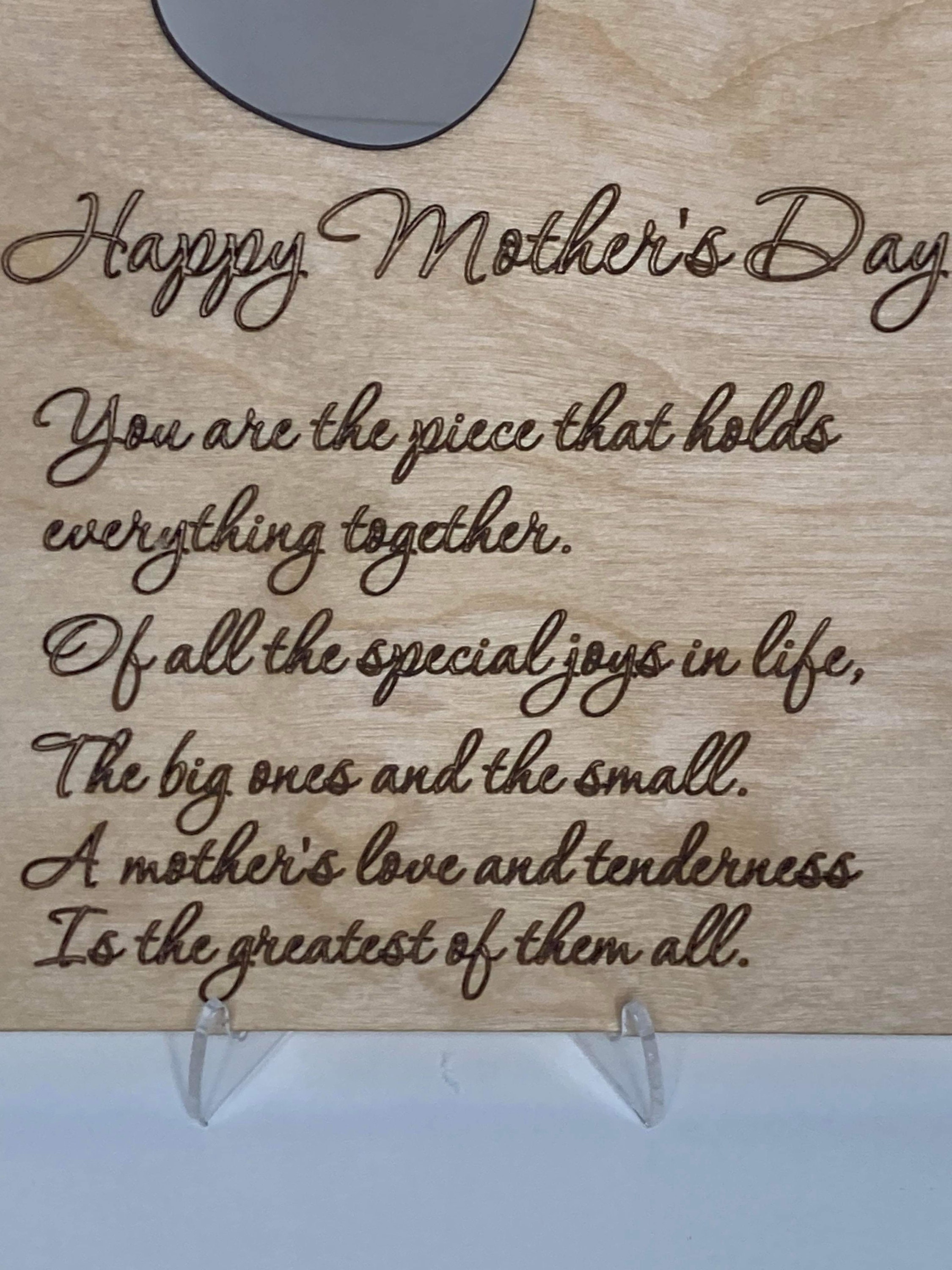 Happy Mothers Day, Jigsaw Puzzle Piece - Etsy