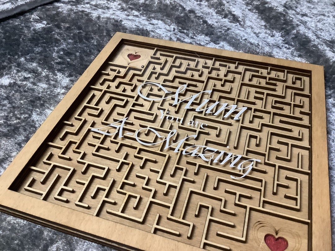 Mum, You Are Amazing , Wooden Maze Puzzle, Great Gift for Mum / Dad - Etsy