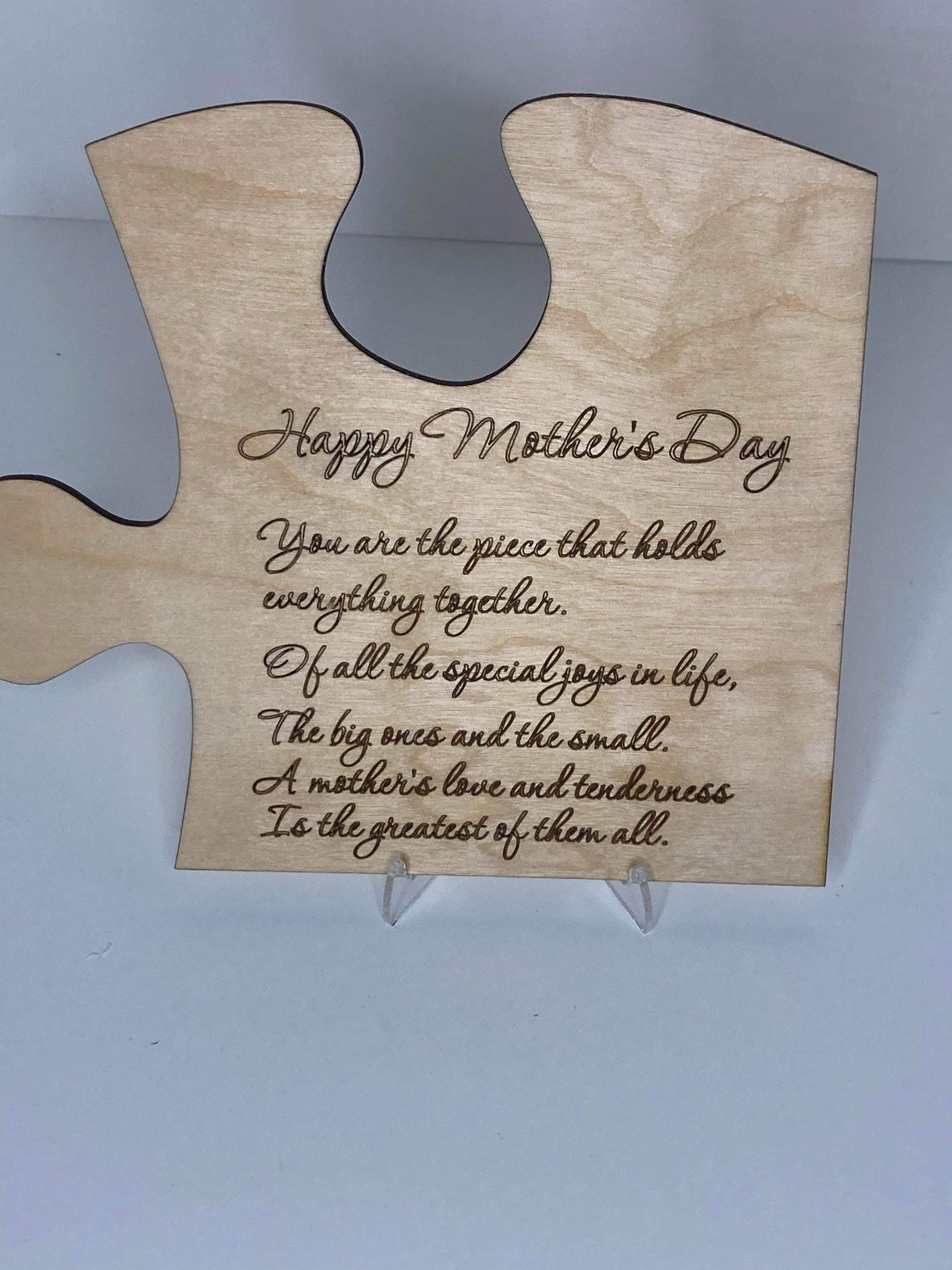 Happy Mothers Day, Jigsaw Puzzle Piece - Etsy